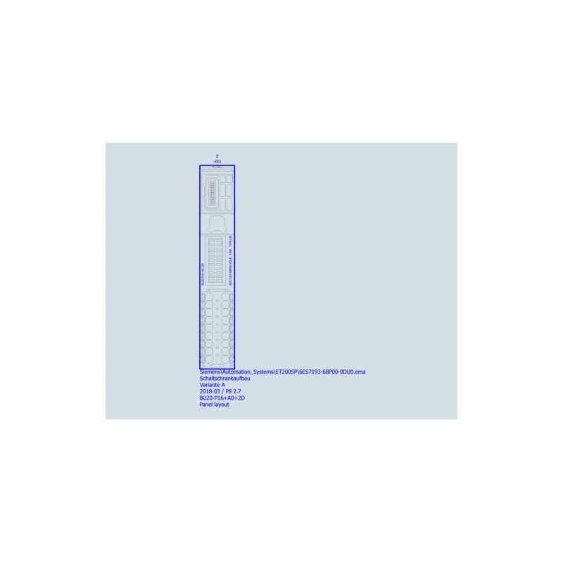 SIMATIC ET 200SP, BASE-UNIT BU20-P16+A0+2D, TIPO BU U0, BORNES DE ...